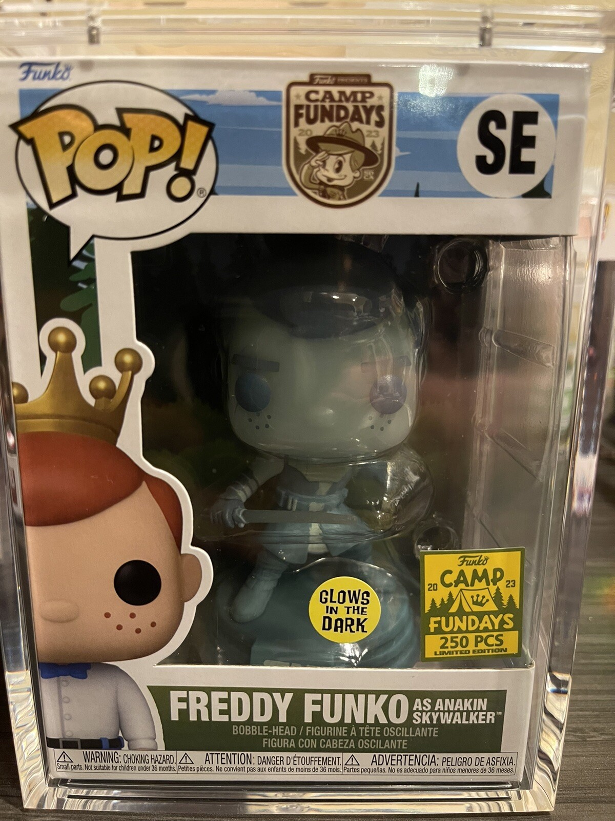 Funko Pop Freddy Funko As Anakin Skywalker Glow In The Dark 2023 ...