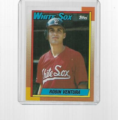 1990 TOPPS BASEBALL ROBIN VENTURA ROOKIE #121 | eBay