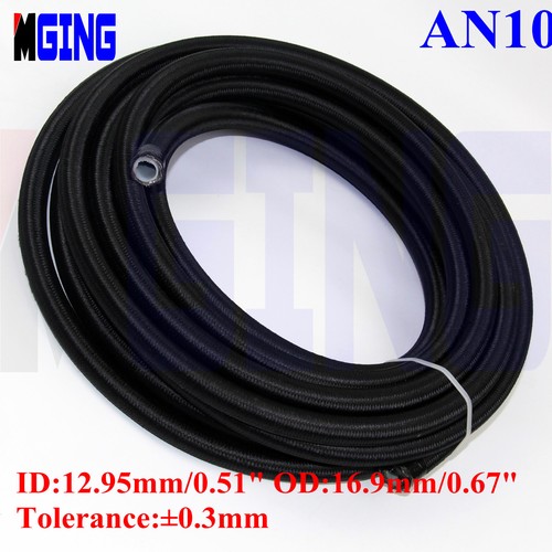 10an an10 Teflon Stainless Steel PTFE E85 Braided Ethanol Oil Line Fuel ...