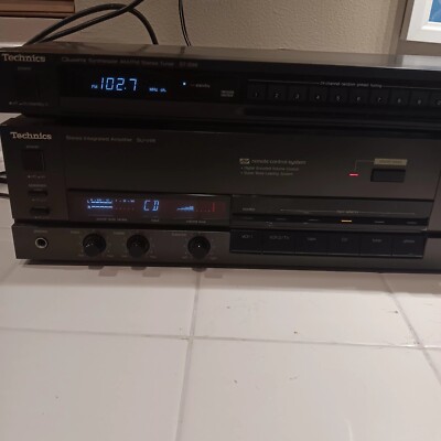 Technics SU-V98 Stereo Integrated Amplifier & Stereo Tuner ST-S98A | eBay