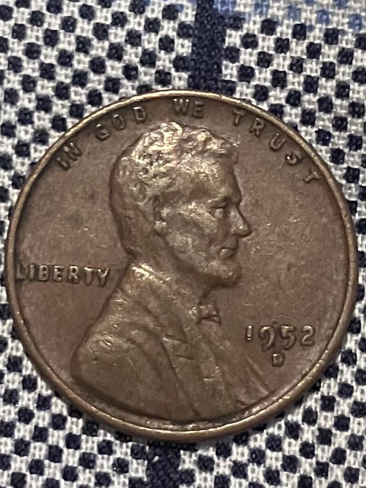 1952 D Wheat Penny Very Rare Mis Stamped | eBay