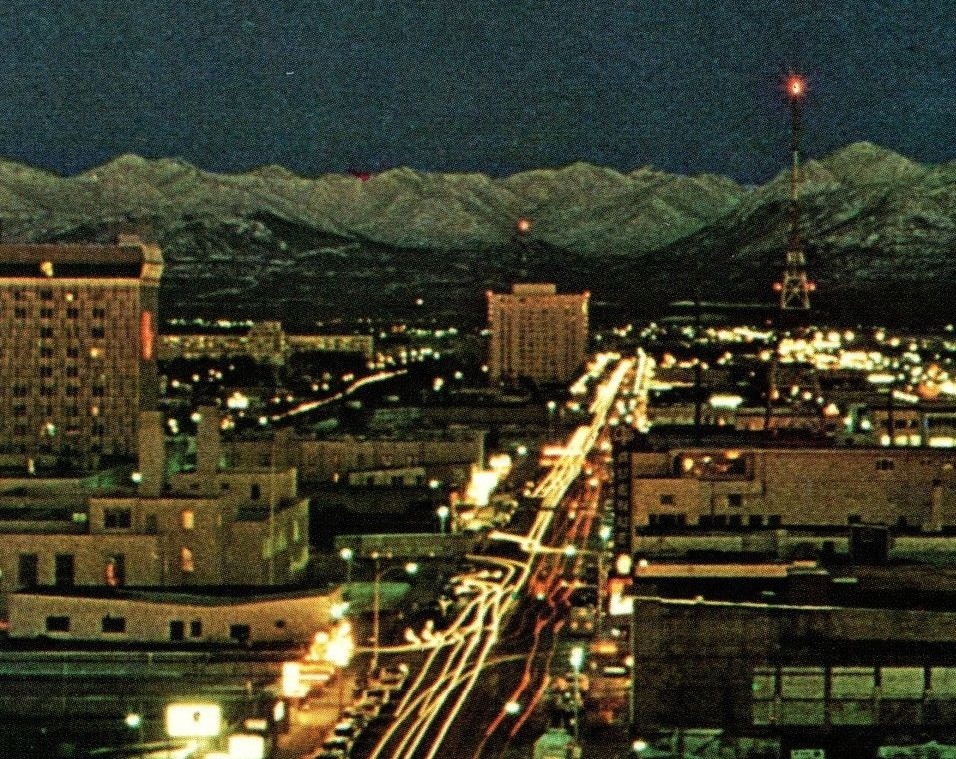 Night Anchorage Alaska