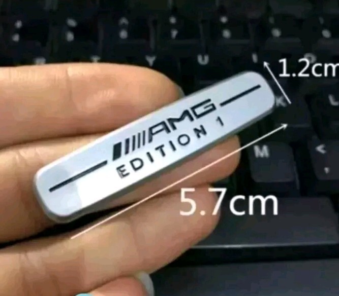 AMG Edition 1 Logo Emblem Multimedia Badge Sticker Aufkleber Mercedes ...