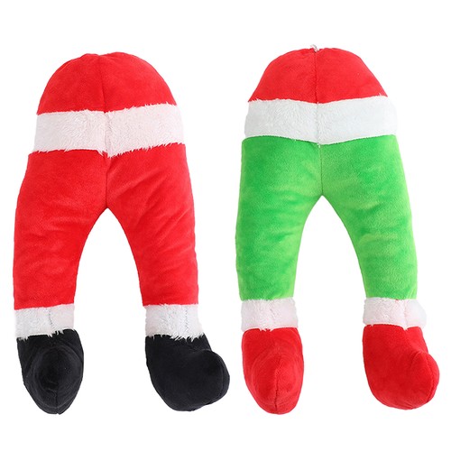 Santa Legs Stuck Christmas Tree Topper Santa Claus Stuffed Legs ...