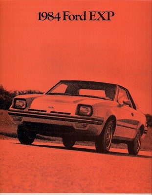 Ford EXP 1984 USA Market Sales Brochure Luxury Turbo | eBay UK
