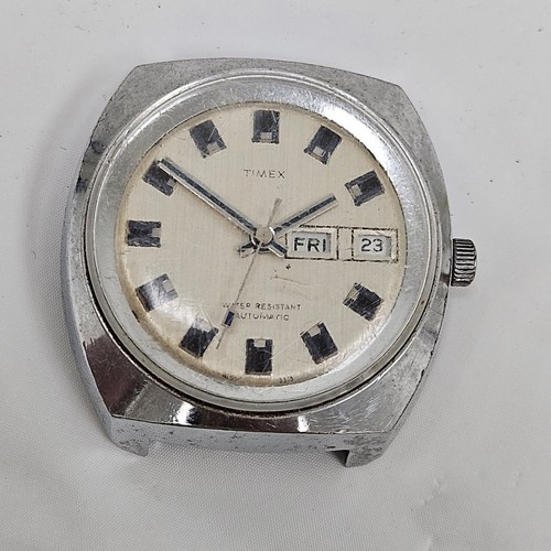 Men's Vintage 1973 Timex Day Date Automatic Wristwatch Parts/Repair | eBay