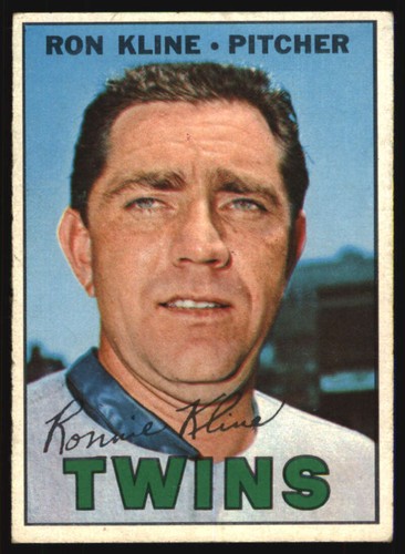 1967 Topps #133 Ron Kline VG/VGEX Twins 568775 | eBay