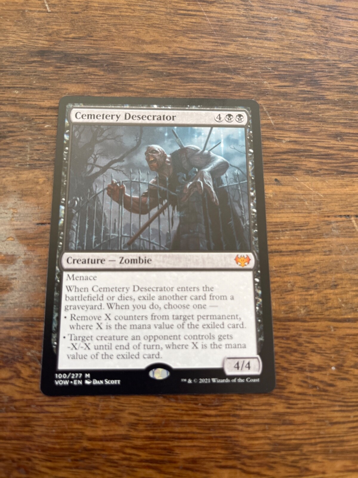 MTG Trading Card-CEMETERY DESECRATOR | eBay Australia