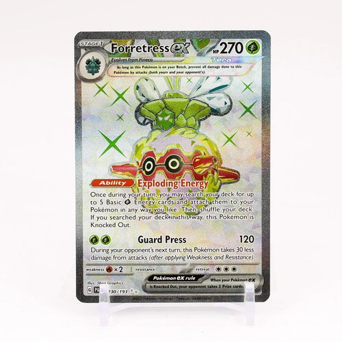 Foretress ex - 230/193 Paldea Evolved FULL ART Pokemon - NM/MINT | eBay