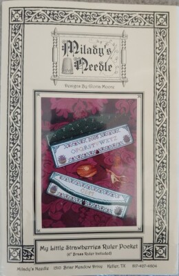 Milady's Needle - "My Little Strawberries Ruler Pocket" - Gloria Moore ...