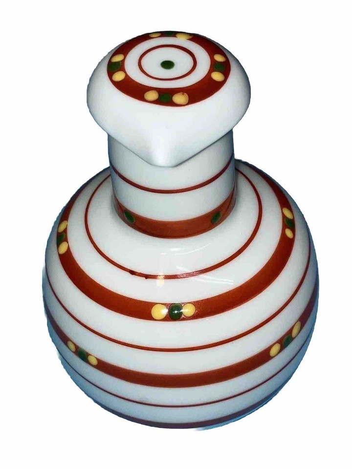 Hasami Yaki Porcelain Japanese Soy Source Pot Tamatsuzuri Red Non Drip ...