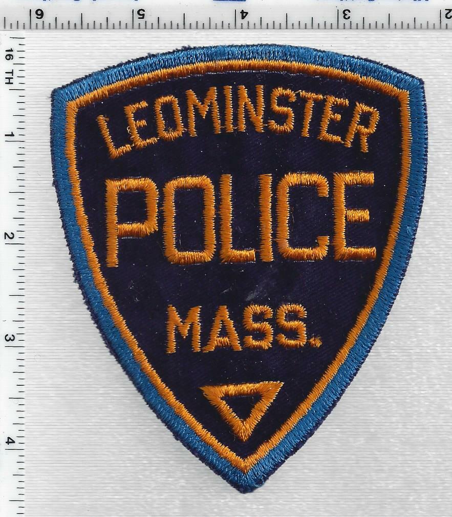 Leominster Police (Massachusetts) 1st Issue Shoulder Patch | eBay