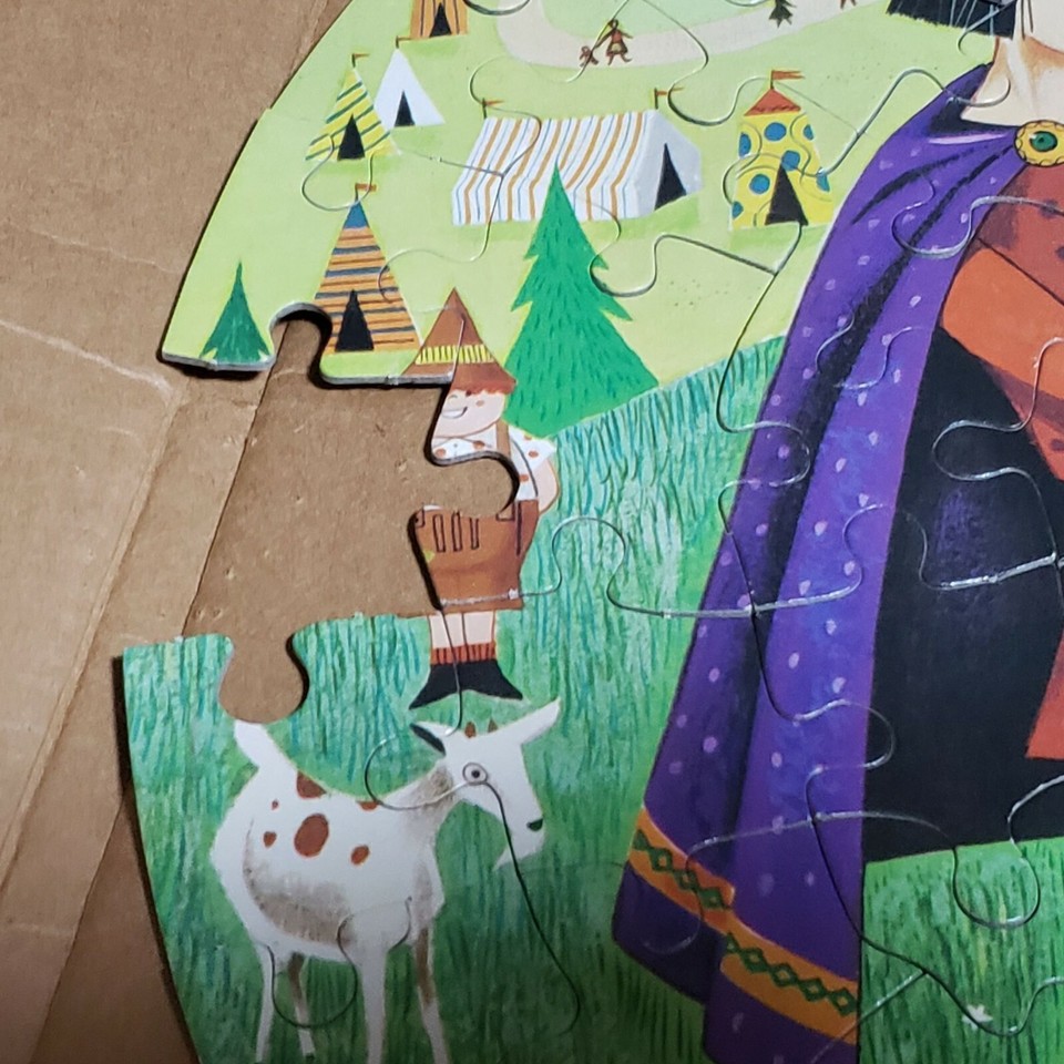 Vintage Storyland Puzzle Round The Pied Piper H G Toys 75 Pieces ...