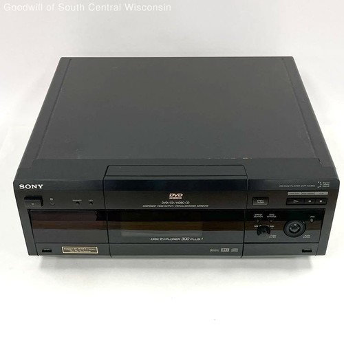 Sony DVP-CX860 Disc Explorer 300 plus 1 CD/DVD Player-No Remote-Tested ...