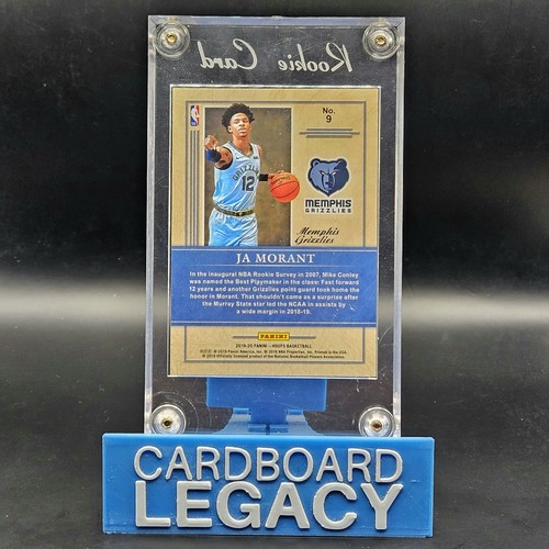 2019-20 Ja Morant Rookie Card IP Auto Hoops Class of 2019 #9 Grizzlies ...