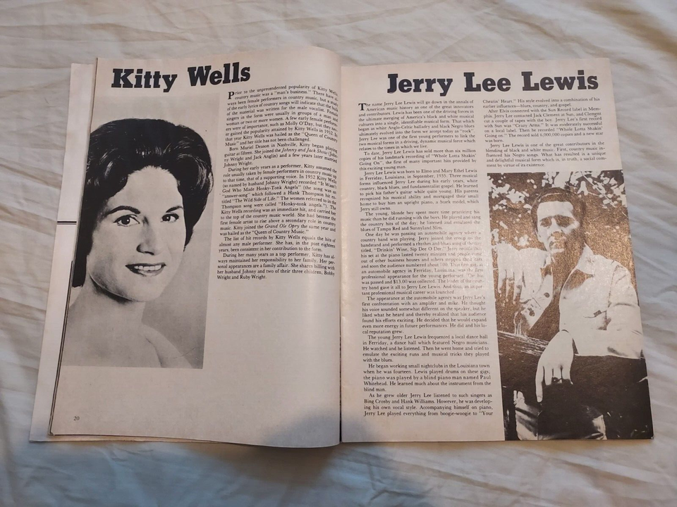 Vintage Super Stars Magazine 1970 Issue No 3 Johnny Cash Jerry Lee ...