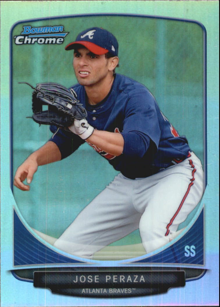 2013 Bowman Chrome Prospects Refractors Braves Baseball Card #BCP187 ...