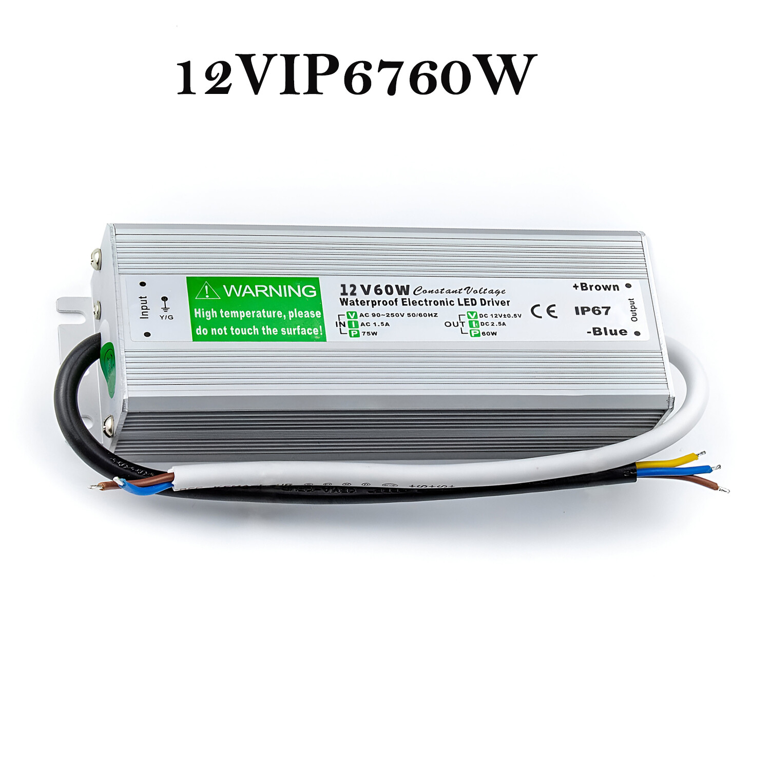 DC 12V 24V Netzteil LED Trafo wasserdicht LED-Treiber IP67 15W-300W ...