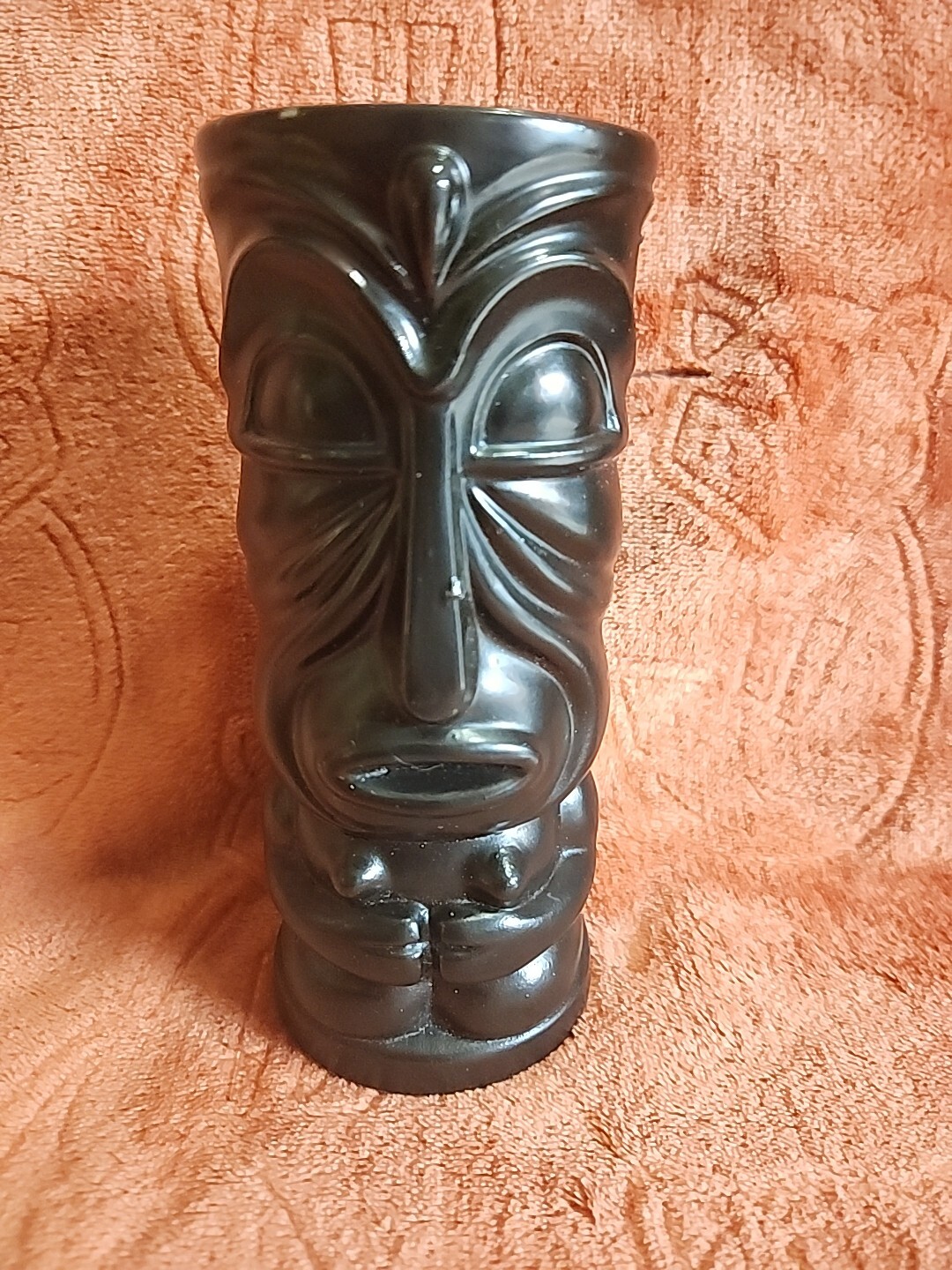 Vintage Droopy Black Ceramic Tiki Mug, 1970s | eBay