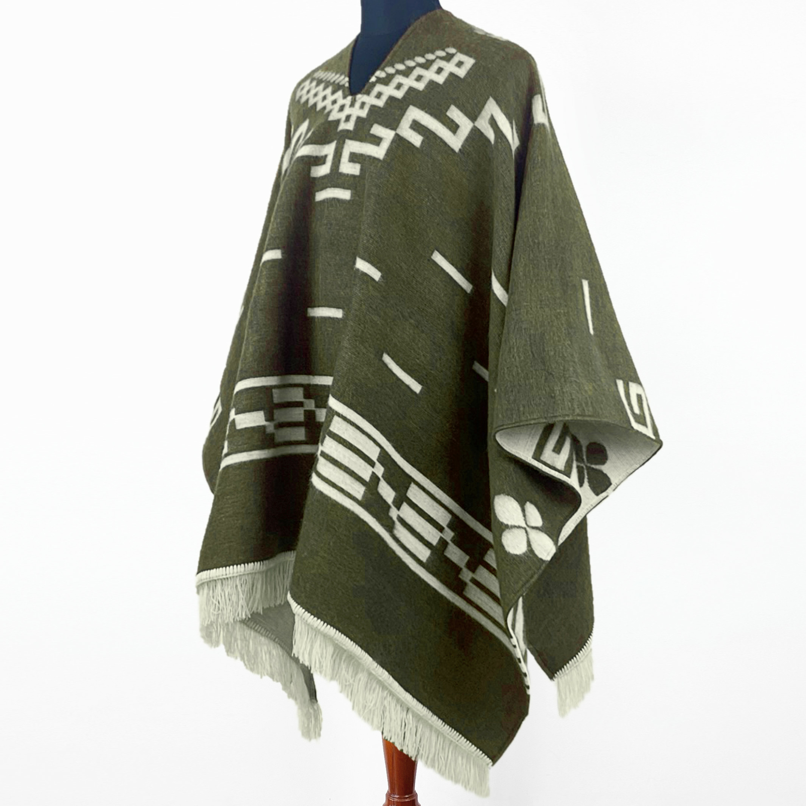 Wool Cowboy Poncho