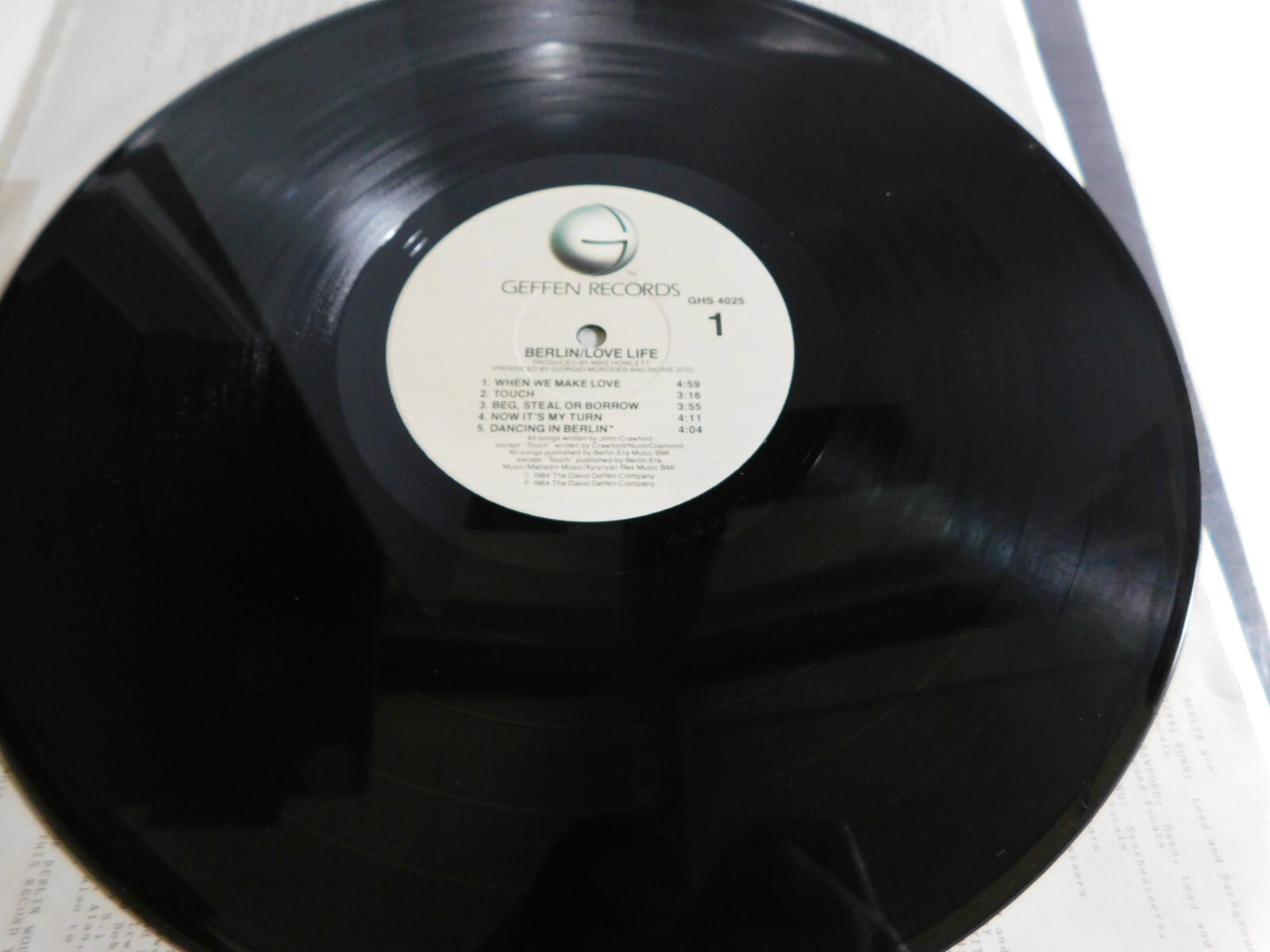 Berlin – Love Life 1984 12" LP GHS 4025 | eBay
