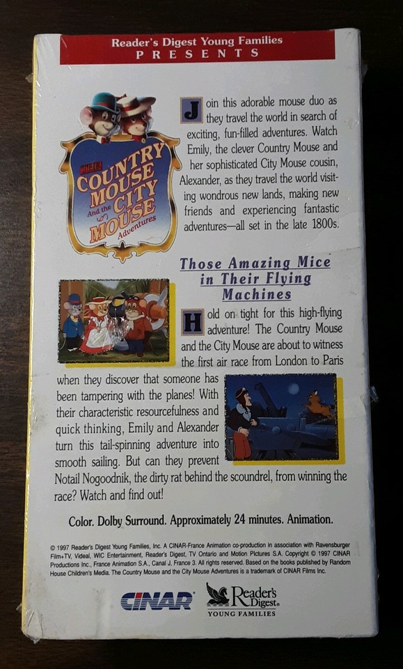 Country Mouse & City Mouse- Those Amazing Mice in Their Flying Machines ...