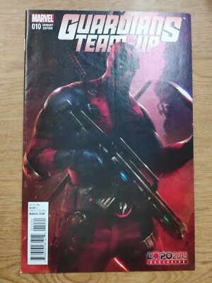 Guardians Team-Up #10 VF/NM Deadpool cover Gamestop Expo 2015 Exclusive ...