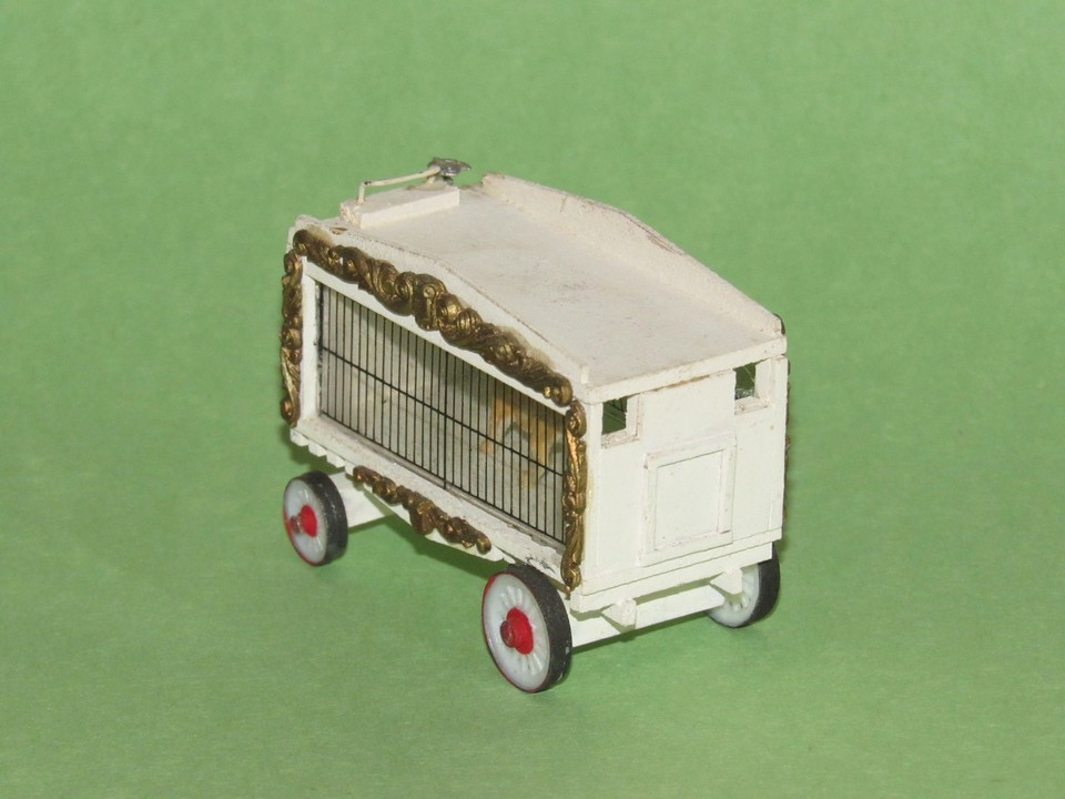 Simmons ho scale CIRCUS LION CAGE WAGON for Model Train Layouts ...