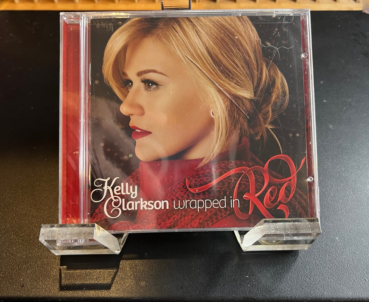 Kelly Clarkson Wrapped In Red Photoshoot