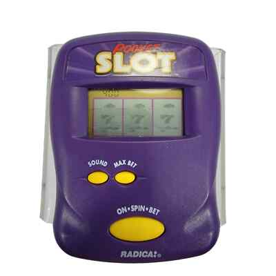 Radica 1997 Purple Pocket Slot Electronic Handheld Game Slot Machine ...