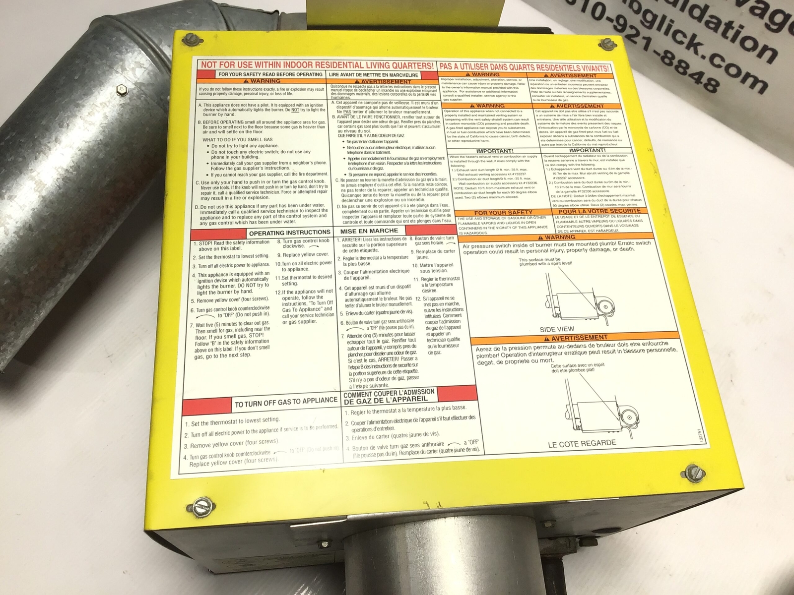 Solaronics ST-75-20/30/40 Infrared Heaters 40’ NG 75K BTU 120 V | eBay