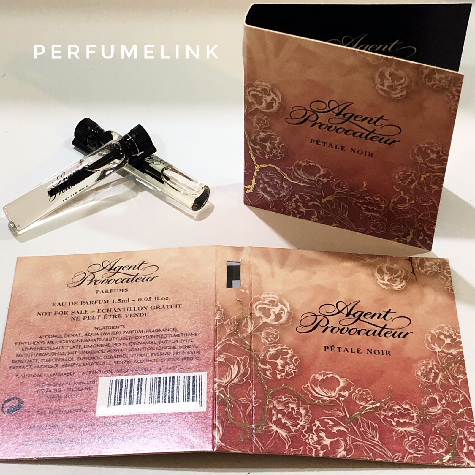 AGENT PROVOCATEUR ( PETALE NOIR )EDP Splash Perfume ( 4 X 1.5ml Small ...