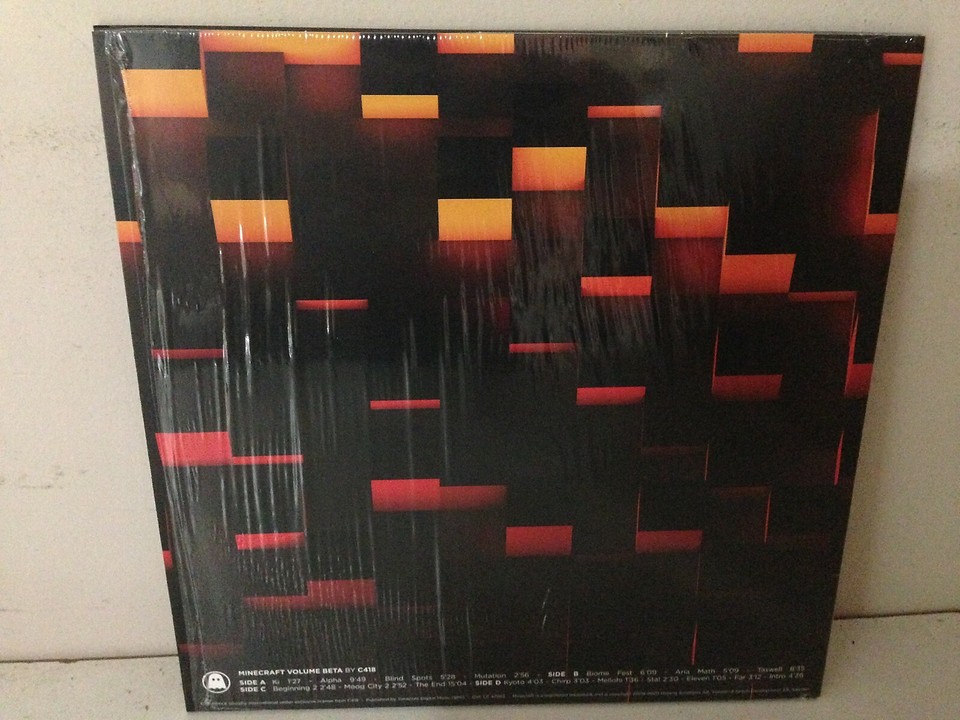 C418 Minecraft Volume Beta 2x COLOR VINYL LP! LENTICULAR! video game ...