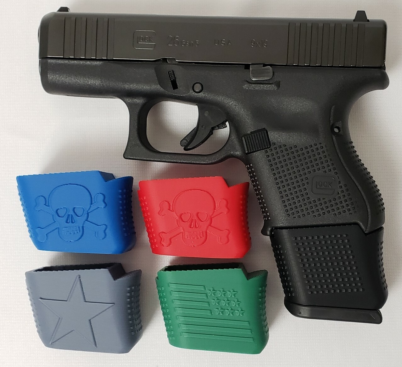 Magazine Sleeve/Spacer/Adapter Glock G26/G27 With Glock G17/G22 ...