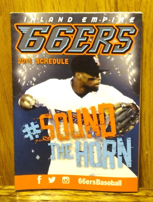 Inland Empire 66ers 2015 Season Pocket Schedule | eBay