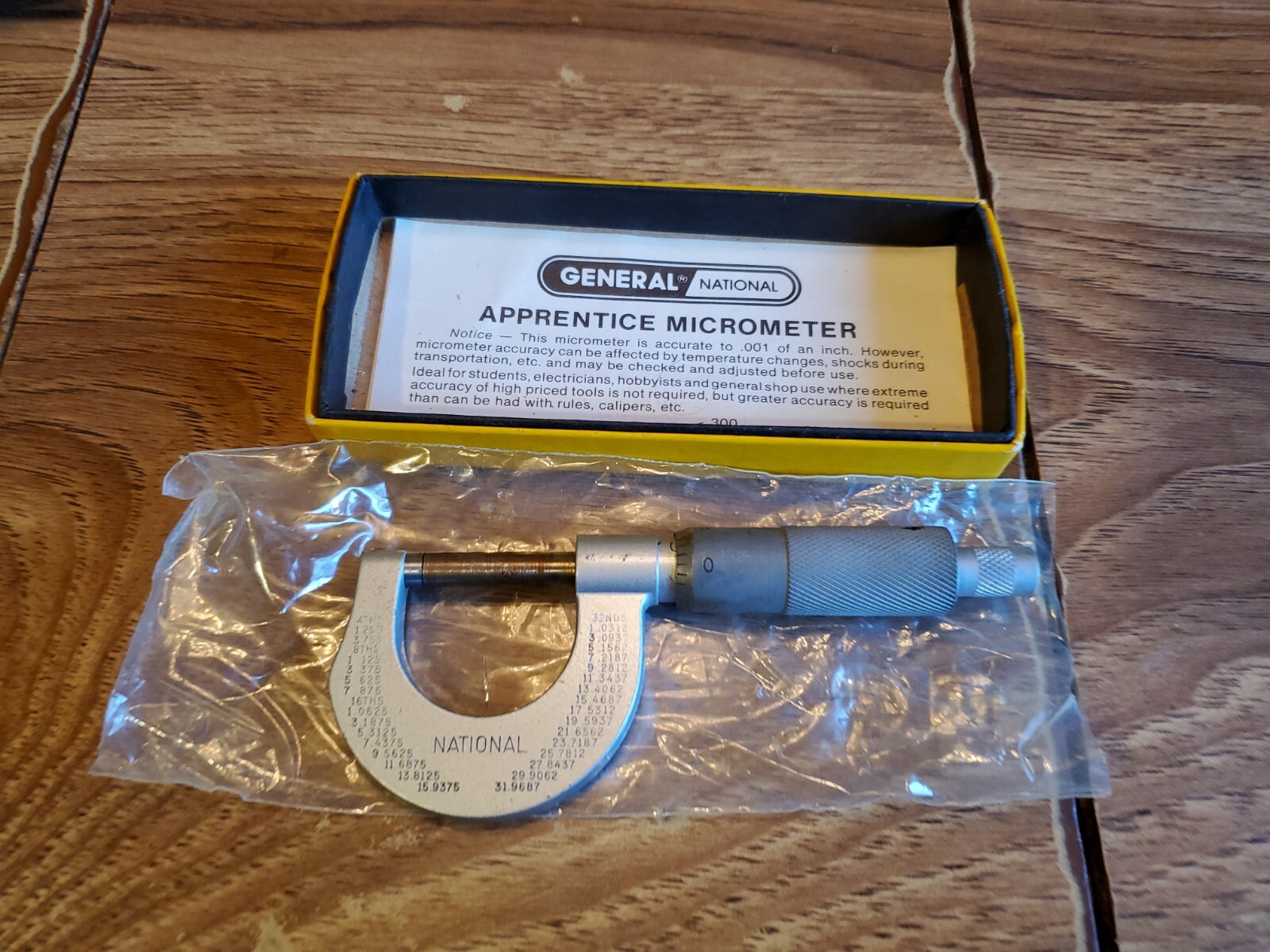General National Apprentice Micrometer | eBay