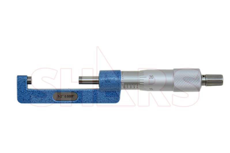 Shars 1 - 2" Mechanical Hub Micrometer Set .0001" Carbide Thickness P ...