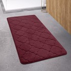 24"x60" - Grey Ultra Soft Thick Memory Foam Non-Slip Absorbent Bathroom ...