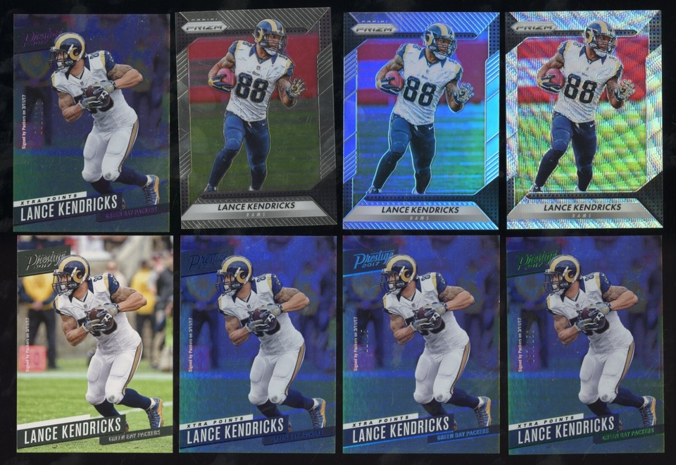 Lance Kendricks 43 Card Football Lot Various Partial Rainbow Lots ...