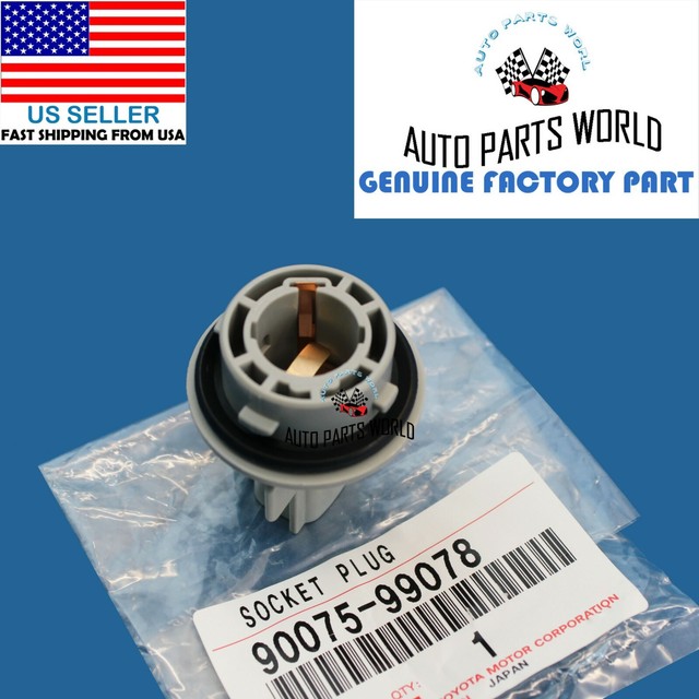 9007599078 Genuine Toyota Fog Lamp Socket Plug ASSY 90075-99078 for ...