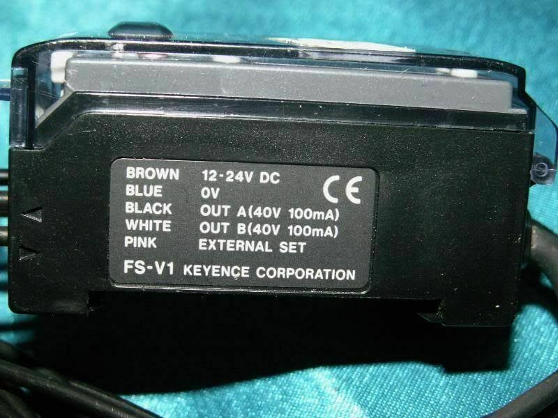 Keyence FS-V1 FSV1 Fiber Sensor w/ FU-5FZ 30 Days Warranty Fast ...