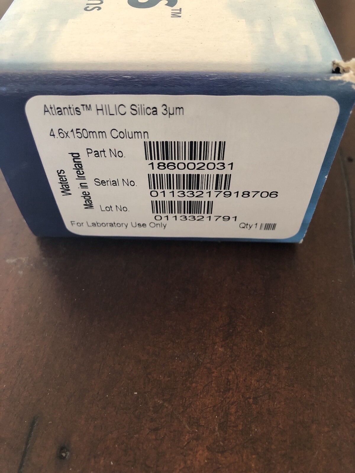 Brand New Waters Atlantis HILIC Silica 3um, 4.6 x 150 mm HPLC column | eBay