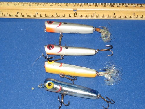 Lot of 4 Storm Rattlin Baby Chugbugs Chug Bugs 2" Topwater Lures | eBay