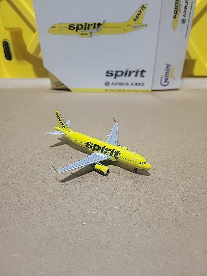 Gemini Jets 1:400 Spirit Airlines Airbus A320 N642NK Bare Fare ...