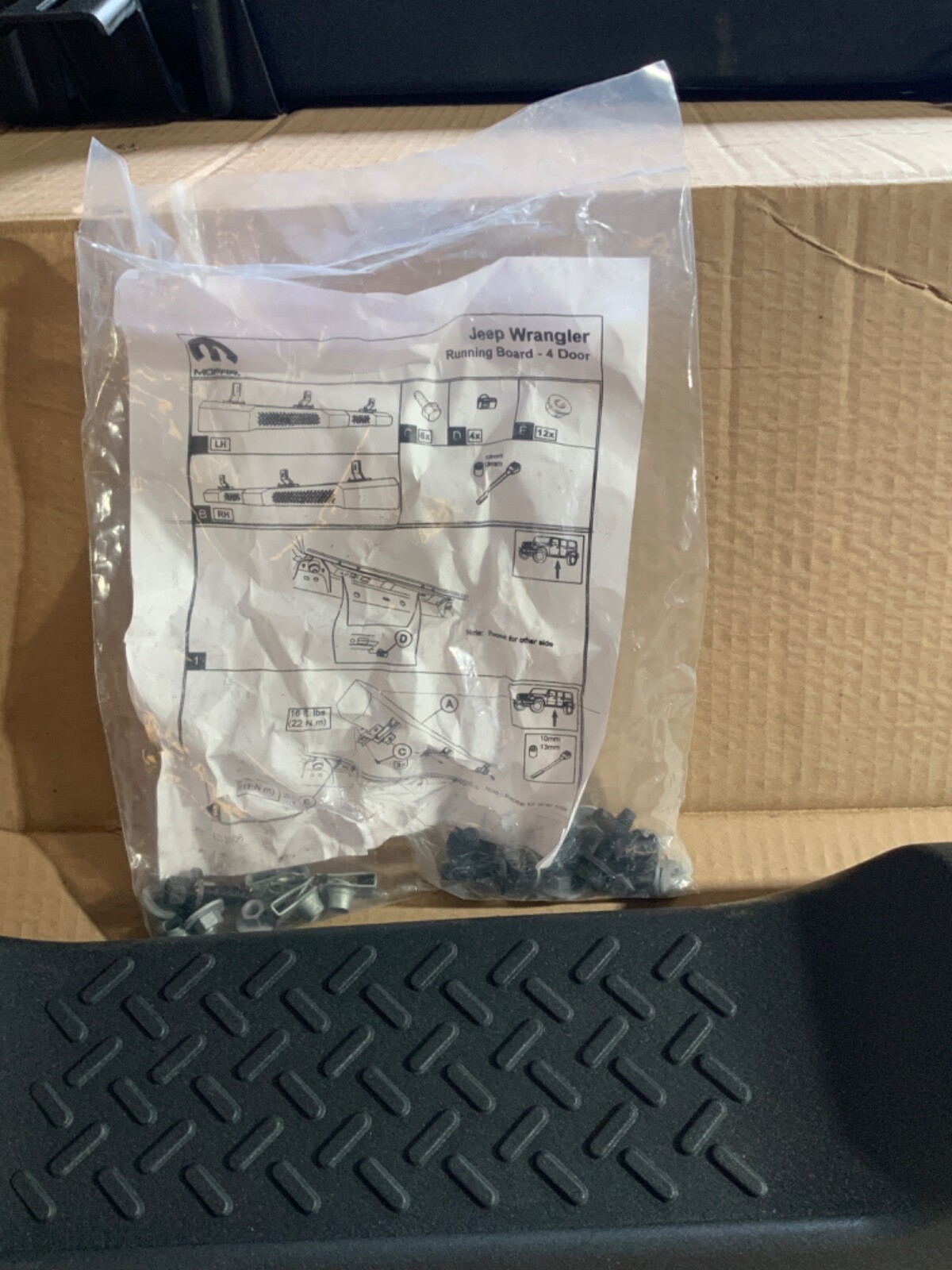 2007-2018 Mopar OEM JK Jeep Wrangler 4 Dr Side Steps Running Board ...