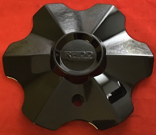 ONE USED RADD WHEELS CAP747L188 LG0504-05 CUSTOM ALLOY GLOSS BLACK ...