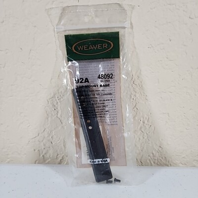 Weaver 92A Top Mount Base - 48092 for Rossi 22 / 410 Small Frame & TC ...