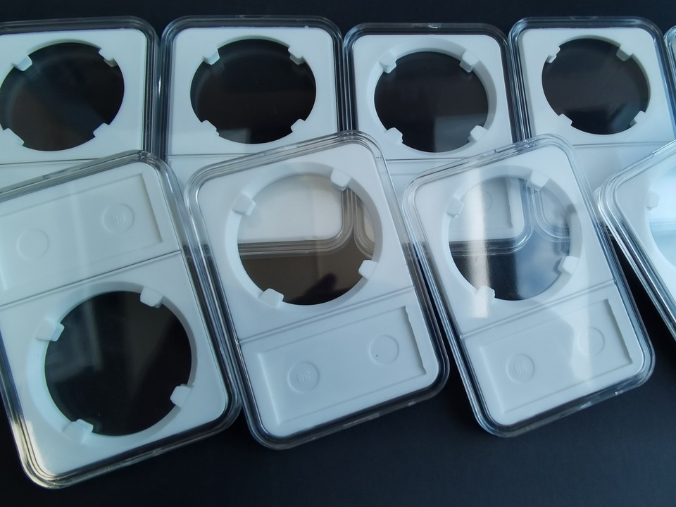 30PCS Coin Slab Holders For Grade NGC PCGS Display Storage Box ...