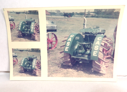 1920's CASE Cross Motor Tractor Vintage Photo Southern Indiana Farm ...