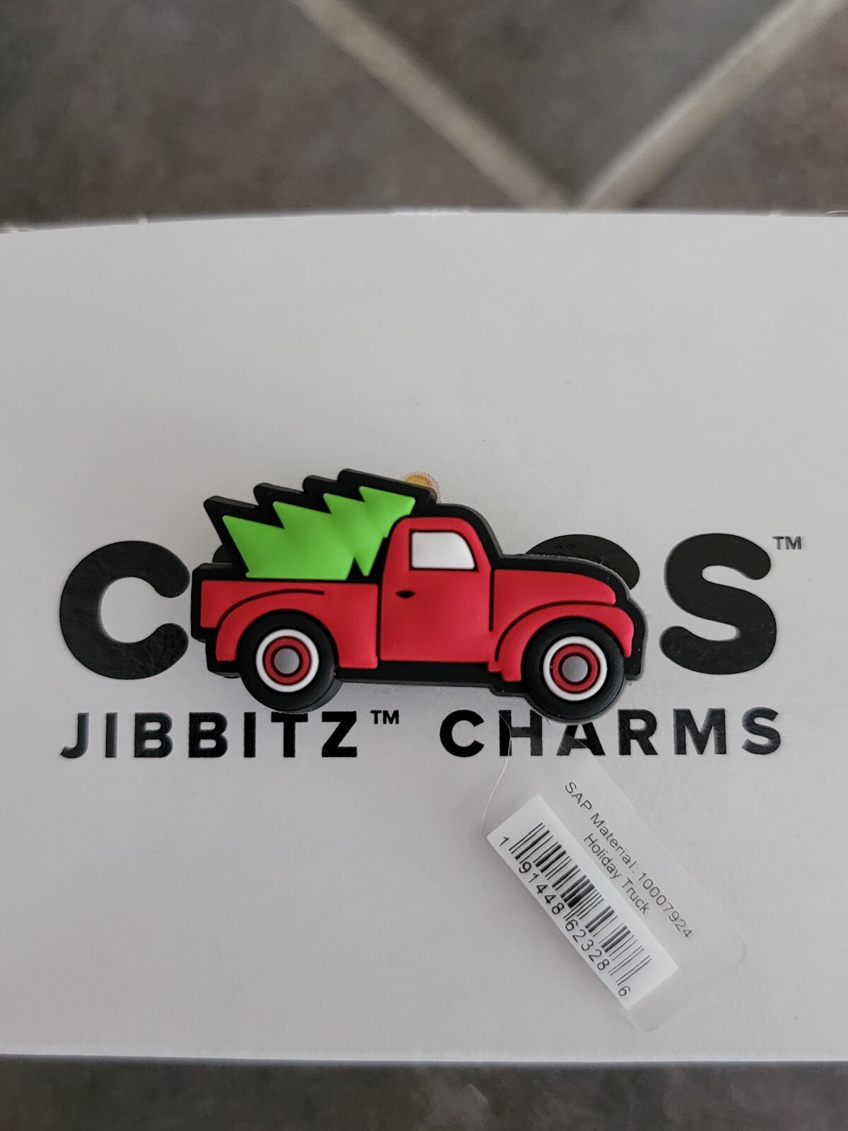 NWT crocs Christmas jibbitz Charm Holiday Red Truck with Tree HTF | eBay
